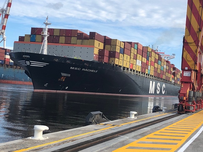 MSC Rachele smashes records at Melbourne! - Shipping Australia